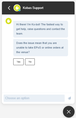 Kobas Support Ticket Portal