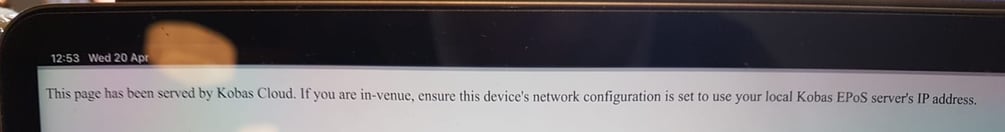 Troubleshooting my Till, KDS and UPS